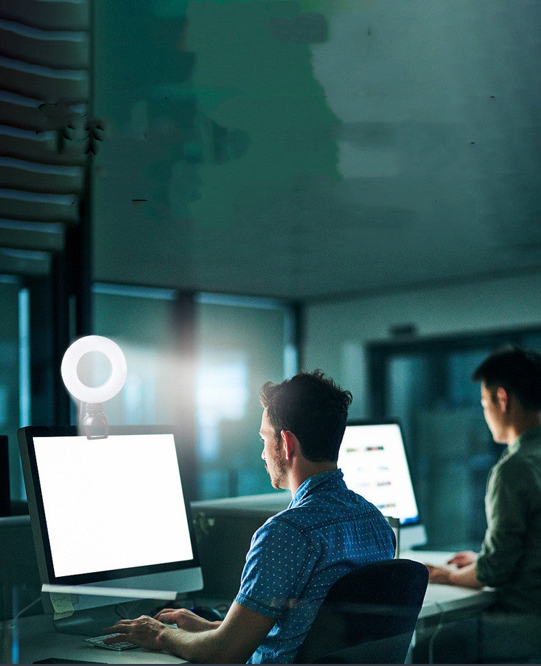 affordable Video Conference 4 Inch Fill Light Computer Live Photography ...